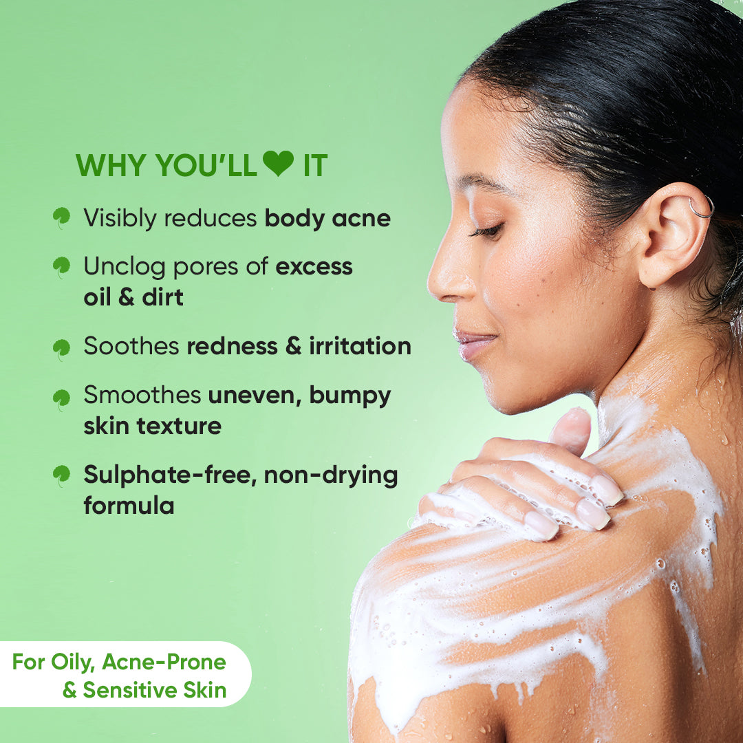 Cica & 1% Salicylic Acid Shower Gel for Acne-free Skin