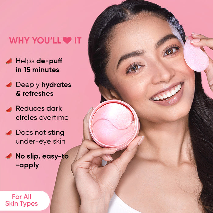Hydrogel Eye Patches with Watermelon Cooling Effect