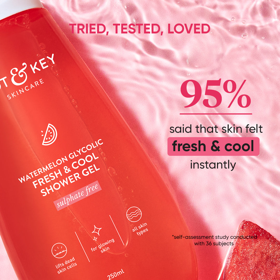 Glycolic Acid Shower Gel with Watermelon Cooling Effect