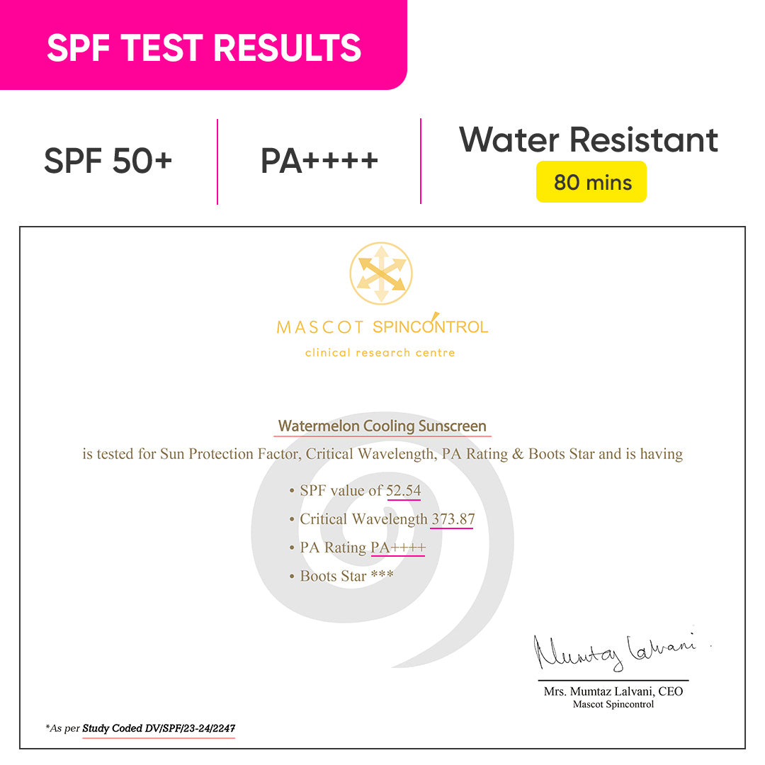 Watermelon Cooling Hyaluronic Sunscreen SPF 50+, PA++++