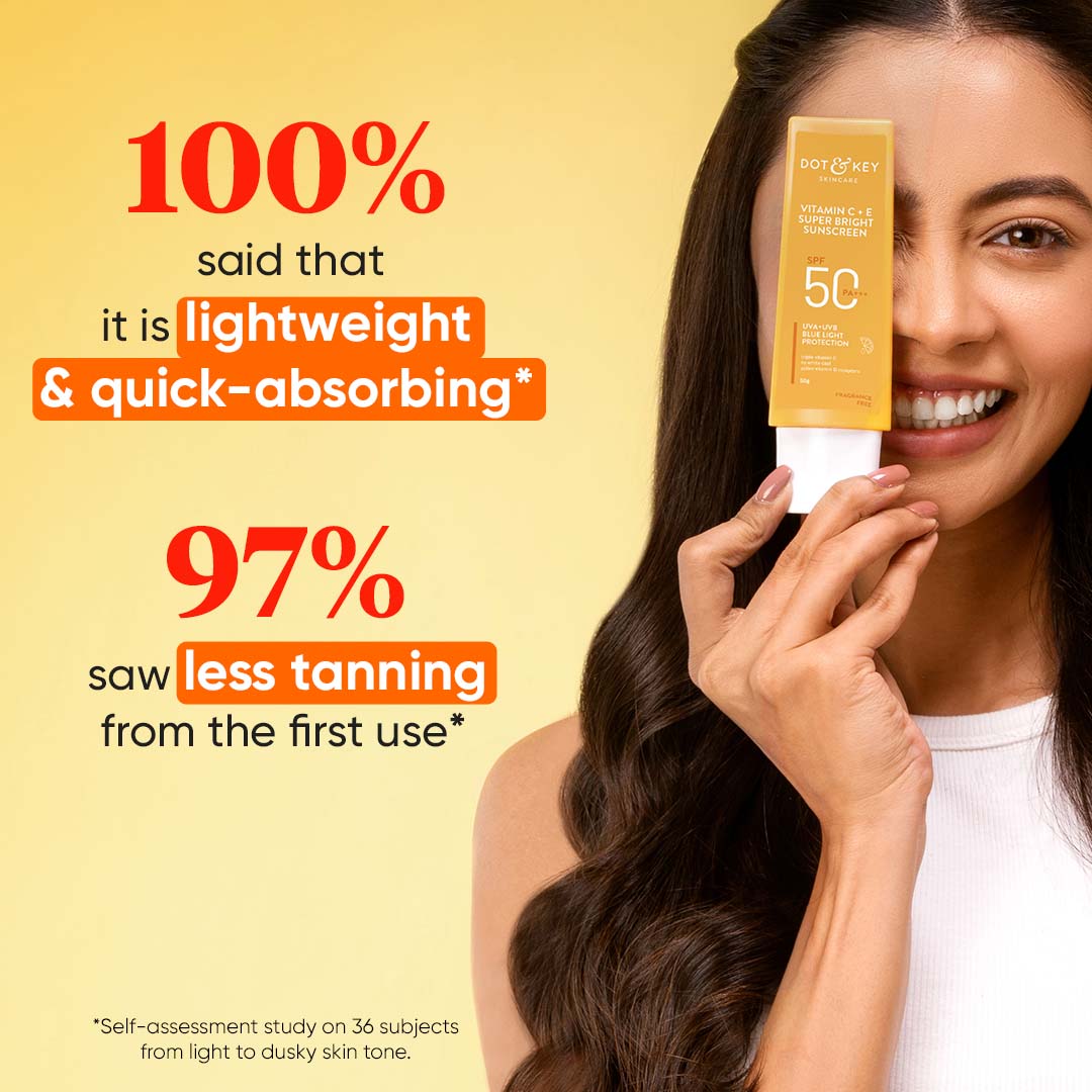 Vitamin C + E Sunscreen with SPF 50+ PA++++ by Dot & Key