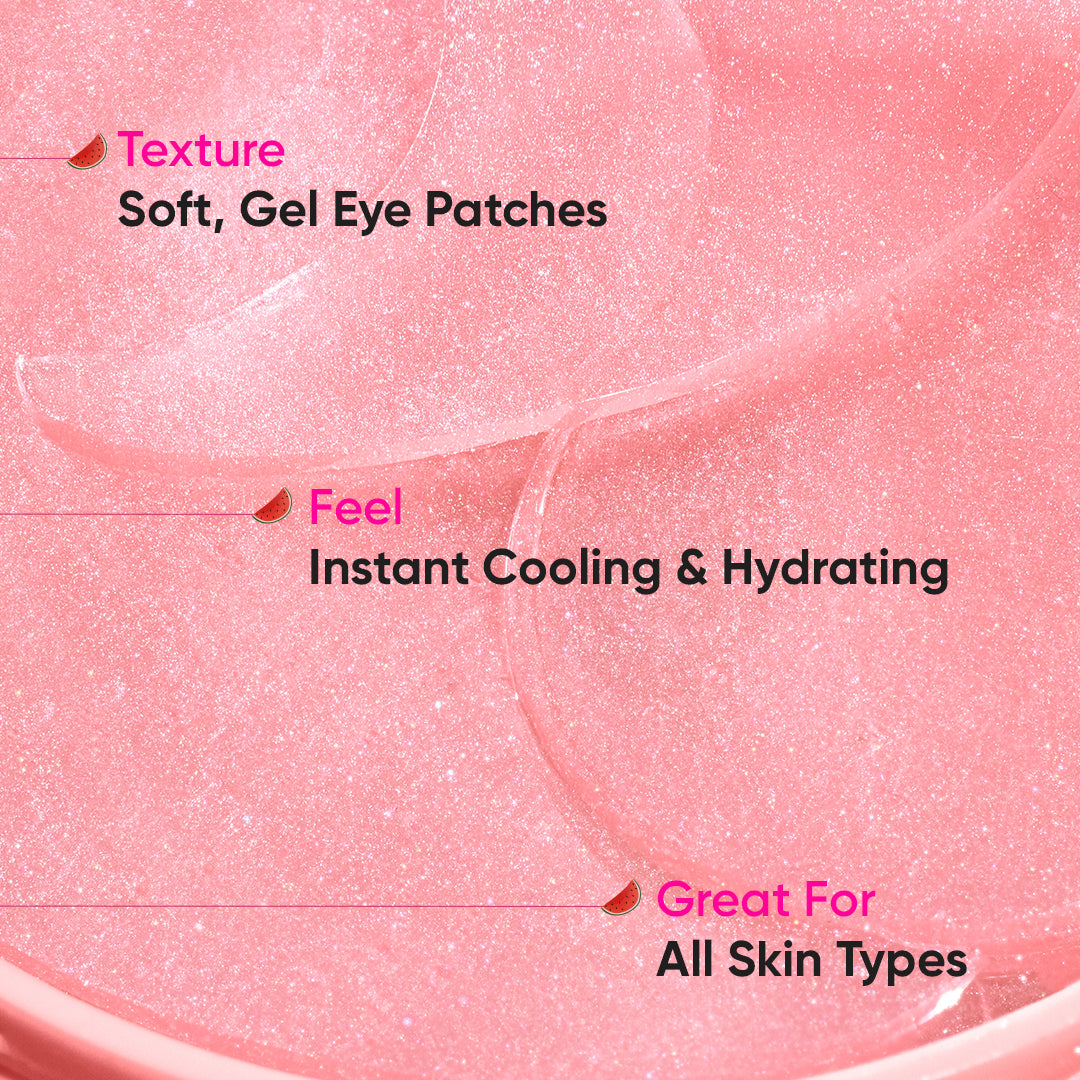 Hydrogel Eye Patches with Watermelon Cooling Effect