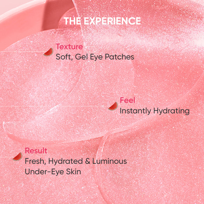 Hydrogel Eye Patches with Watermelon Cooling Effect