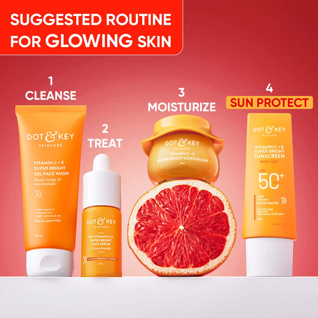 Vitamin C + E Sunscreen with SPF 50+ PA++++ by Dot & Key