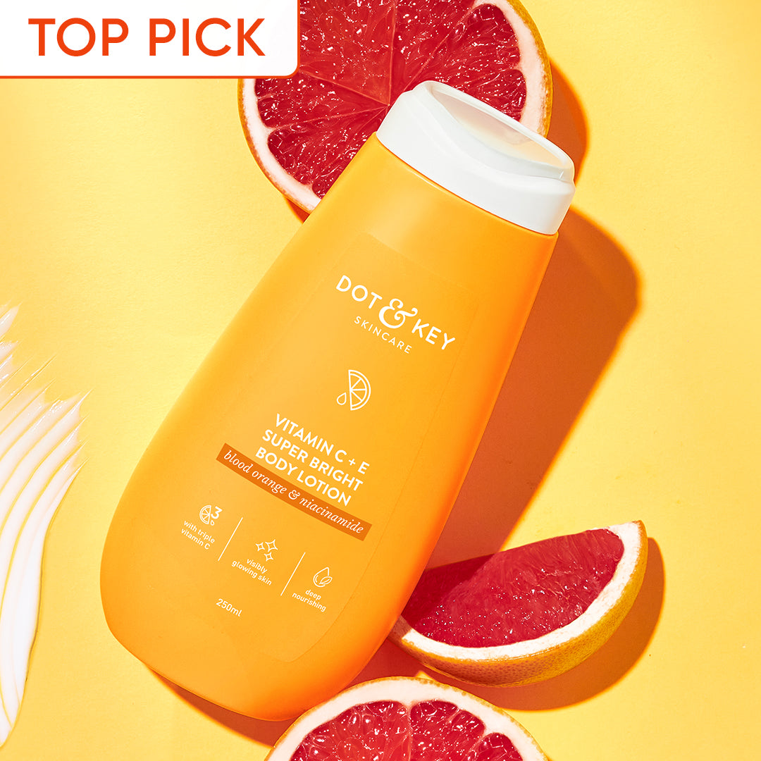 Vitamin C + E Body Lotion for Glowing Skin by Dot & Key