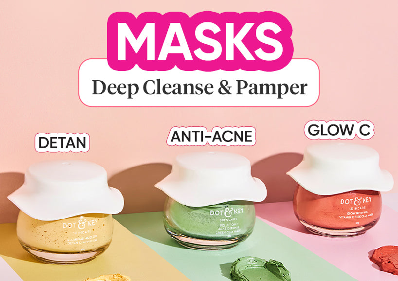 Buy Best Face Masks for Glowing Skin Online by Dot & Key