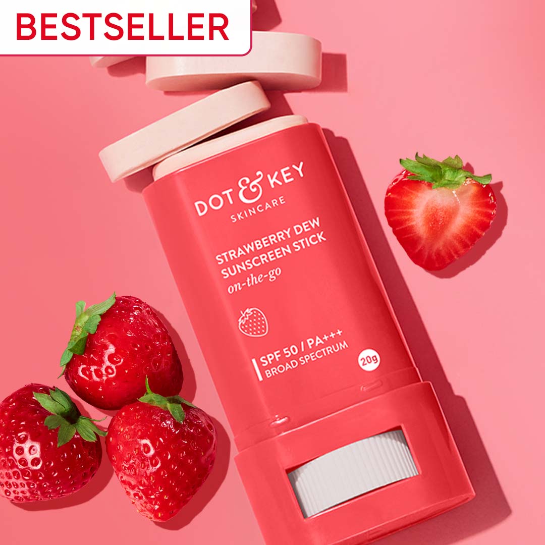 Strawberry Dew Sunscreen Stick SPF 50 – Dot & Key