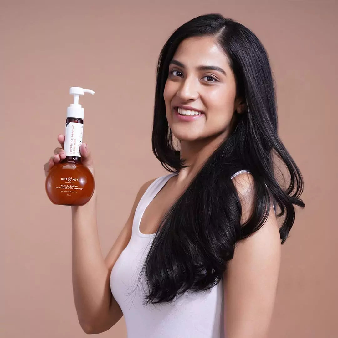 Moringa & Argan Oil Anti Hairfall Shampoo – Dot & Key